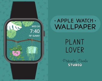 Apple Watch Wallpaper | Trailing Pothos | Hanging Houseplant Watch Face ...