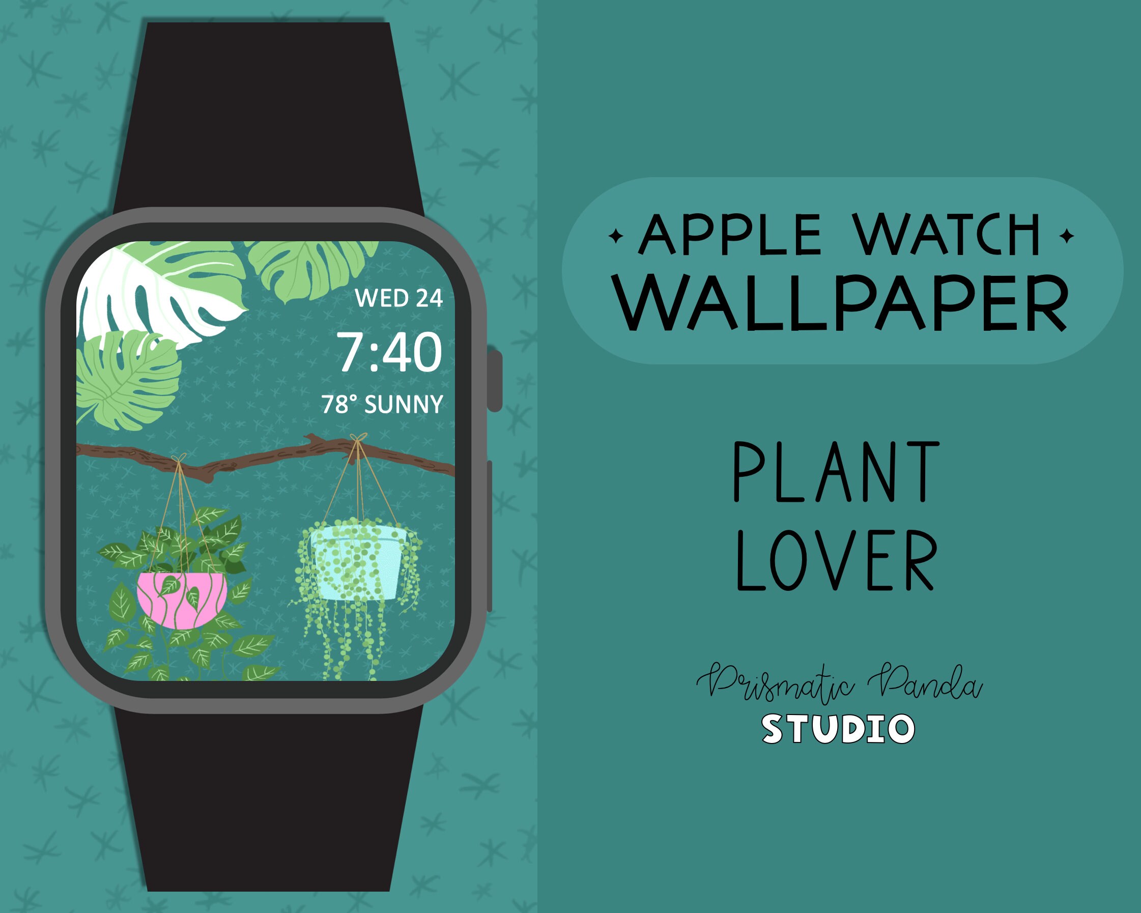 Apple Watch Face | Plant Lover | Houseplant Watch Background | Apple ...