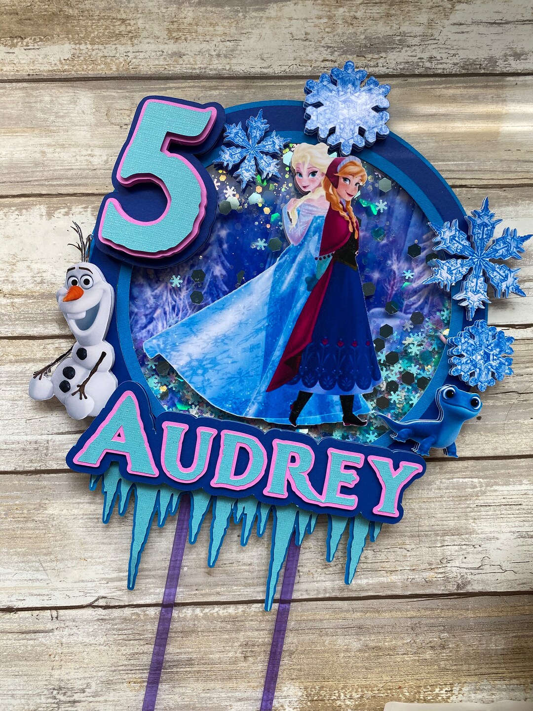 Frozen Cake Topper - Etsy