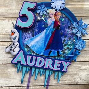 Frozen Cake Topper - Etsy