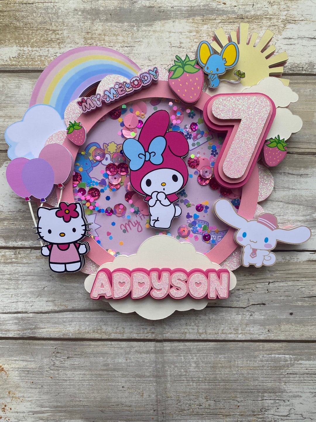 Melody Personalized Cake Topper - Etsy