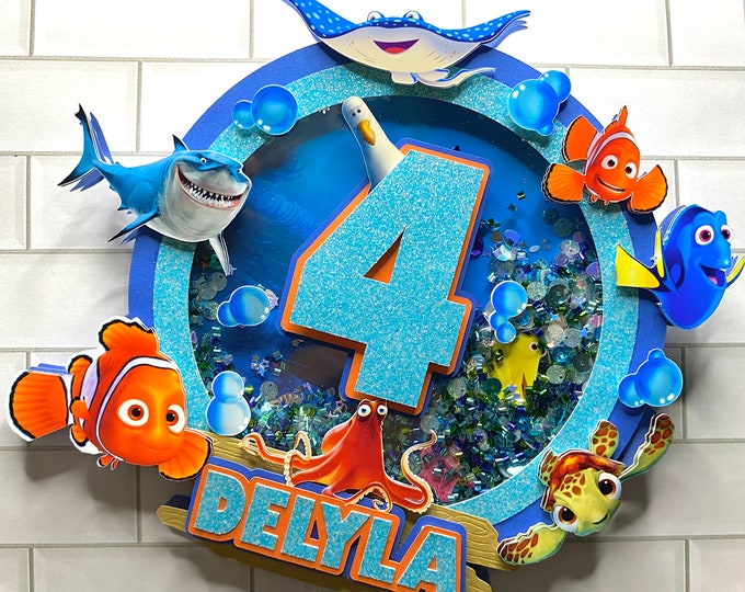 Nemo Fish Cake Topper//personalized Cake Topper - Etsy