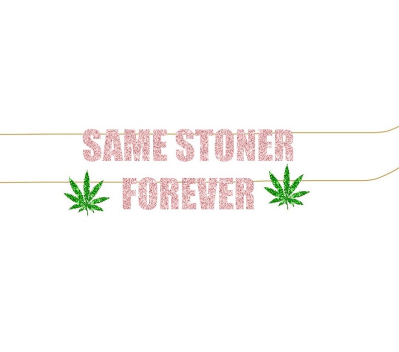 420 Wedding Banner Stoner Party Decor Pot Head Bachelorette - Etsy