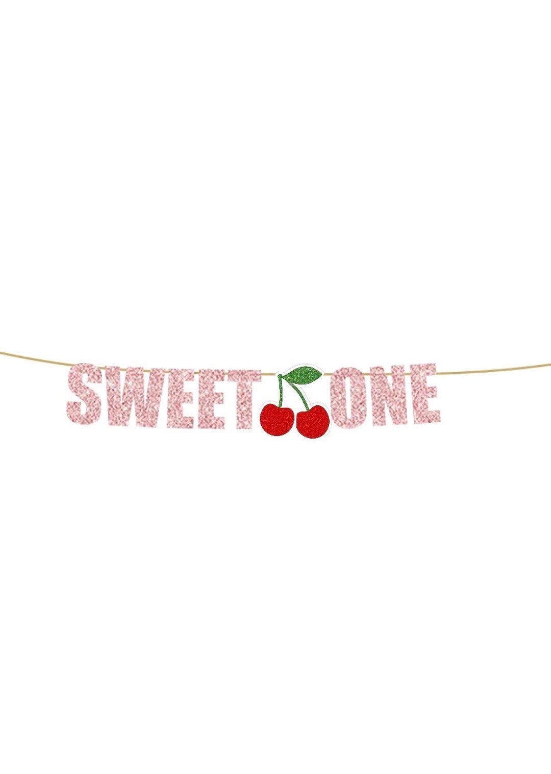 Cherry Birthday Banner, Berry 1st Birthday, Cherry Birthday Party Decor ...