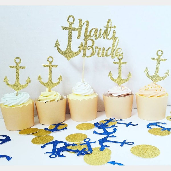 Nautical Bridal Shower Anchor Centerpieces - Etsy