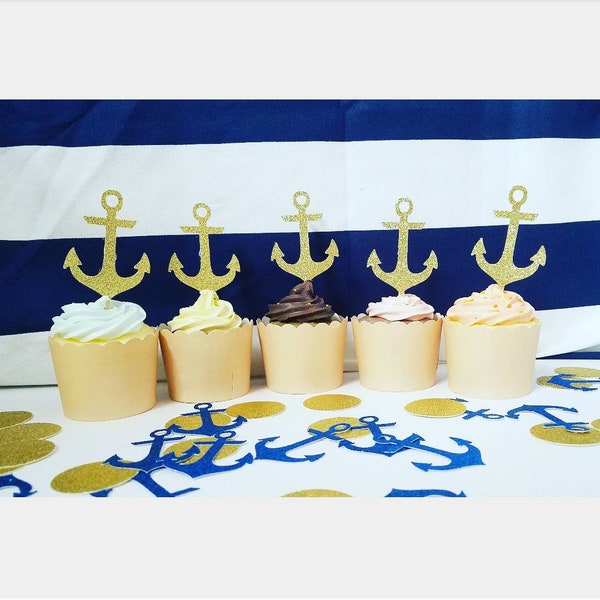 Nautical Bridal Shower Anchor Centerpieces - Etsy
