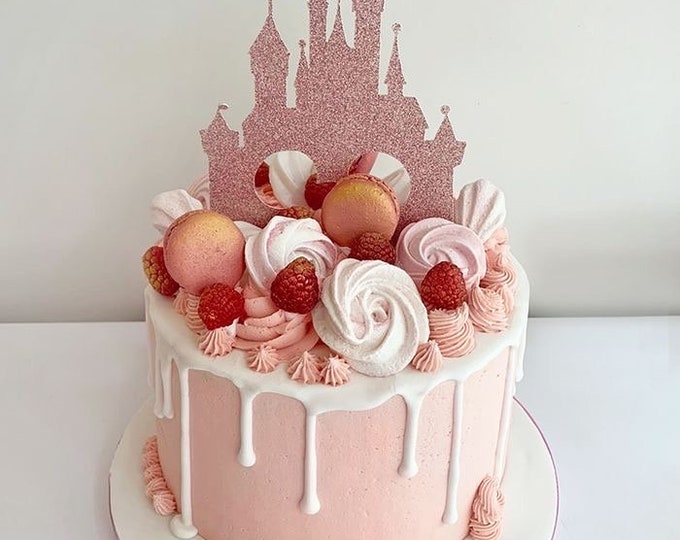 Happily Ever After Cake Topper,disney Castle Cake Topper,disney Wedding ...