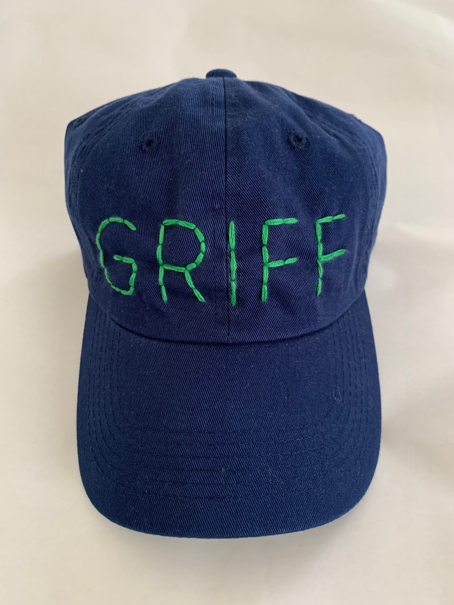 Adult Custom Hand Embroidered Baseball Hat - Etsy