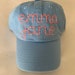 Custom Front & Back Hand Embroidered Baseball Hat - Etsy