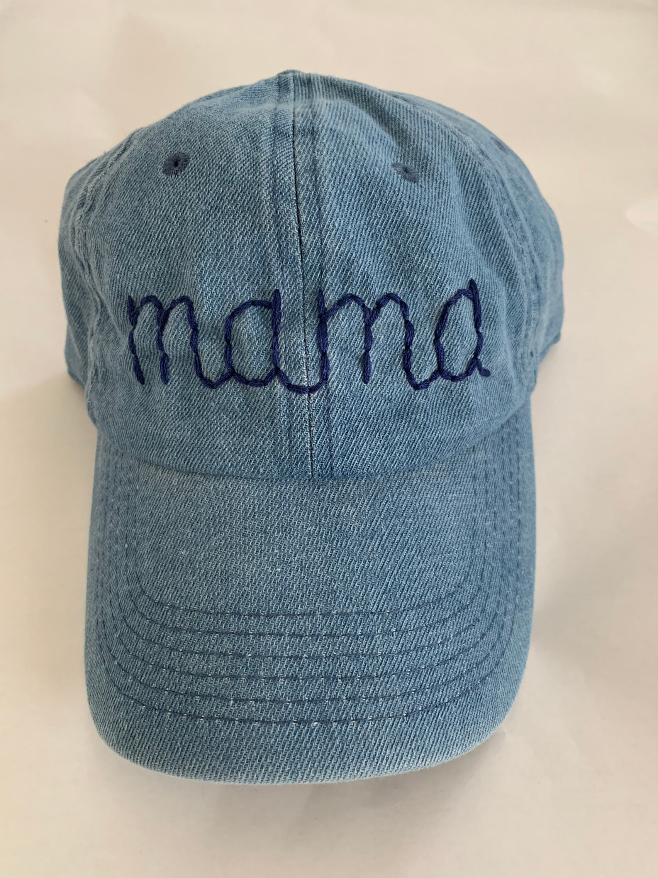 Adult Custom Hand Embroidered Baseball Hat - Etsy