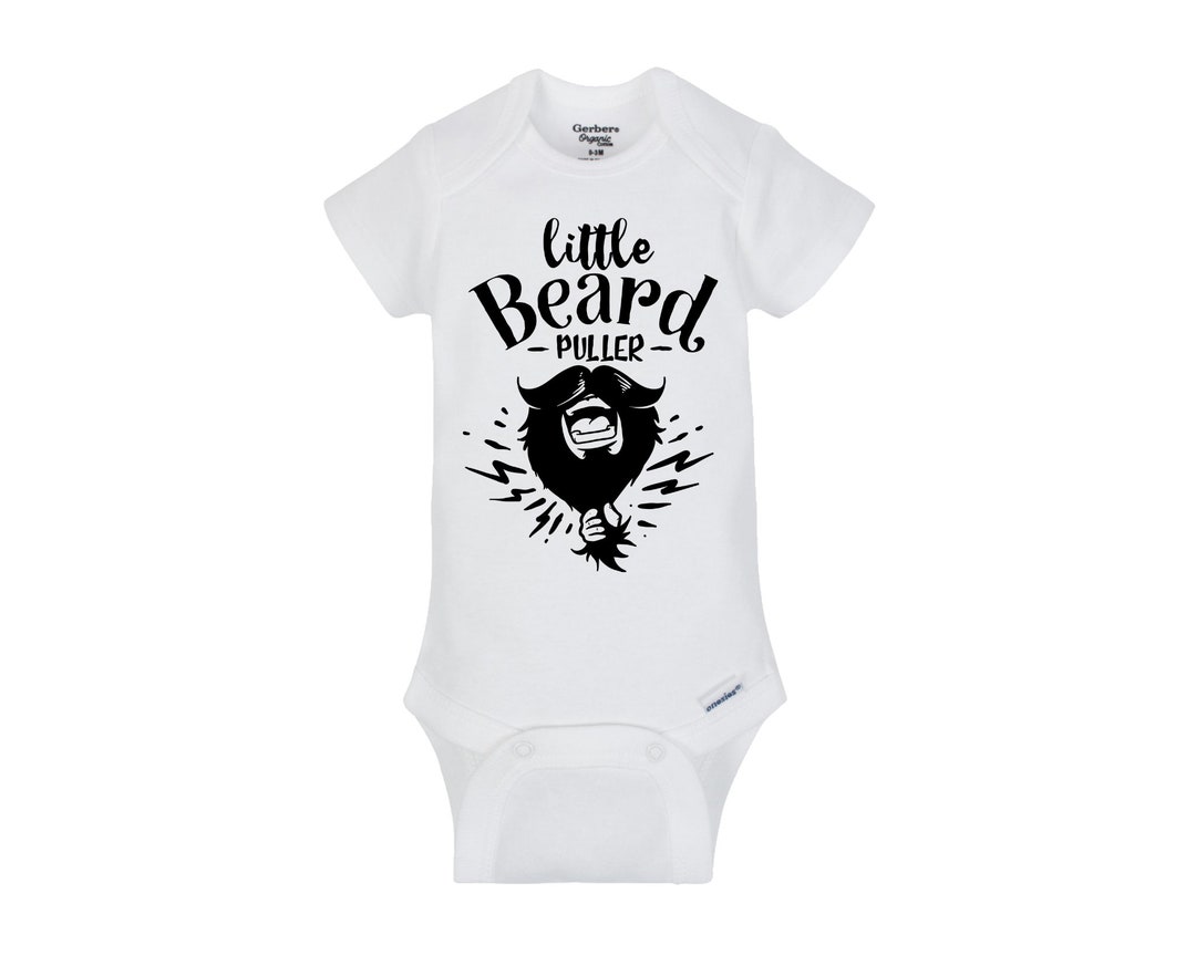 Little Beard Puller Funny Daddy Baby Onesie® Bodysuit One-piece Size 0 ...