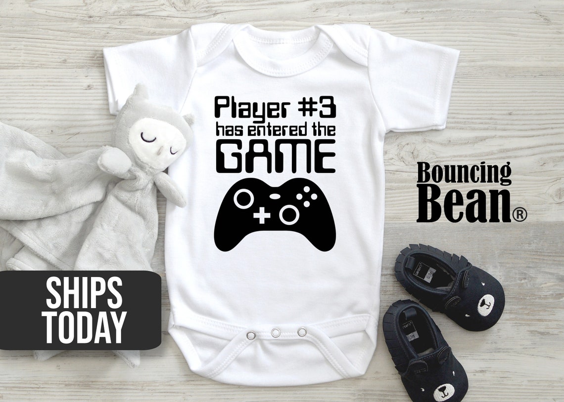Player 3 Has Entered the Game Onesie® Bodysuit Baby Gifts | Etsy