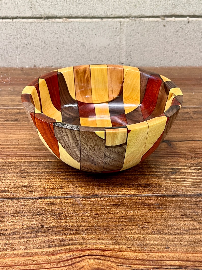 Yellow Heart and Black Walnut Bowl - Etsy