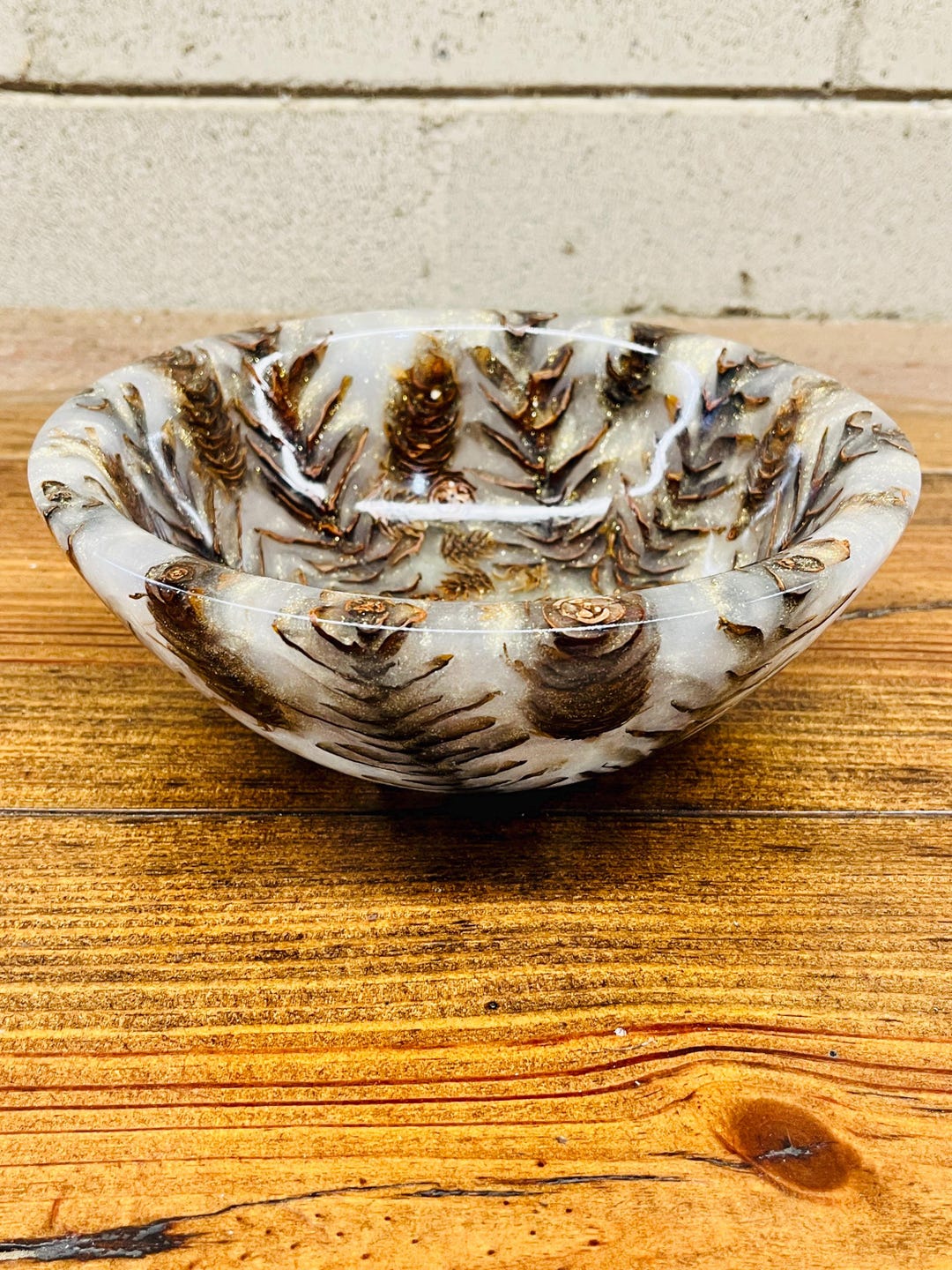 Pinecone and Acorn Cap Bowl - Etsy