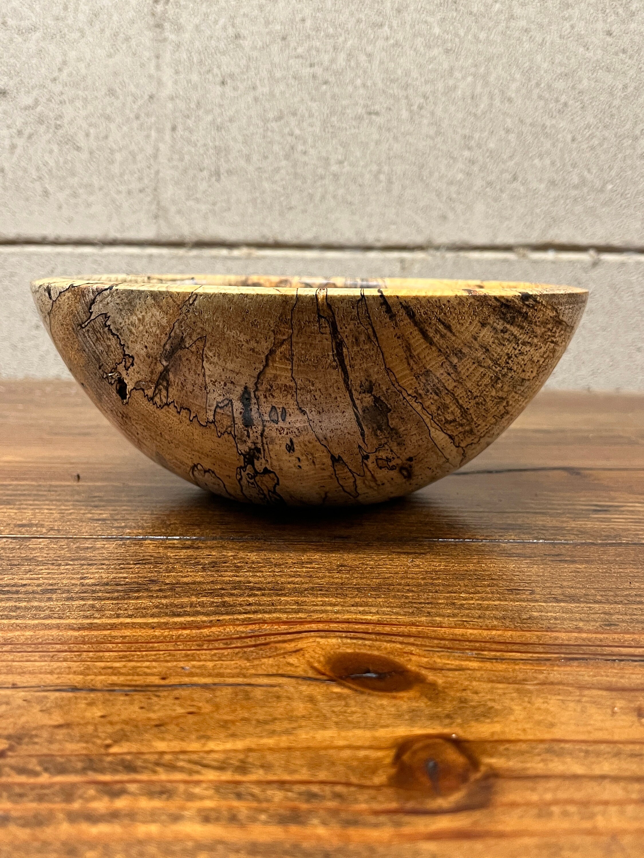 Spalted Hickory Bowl - Etsy