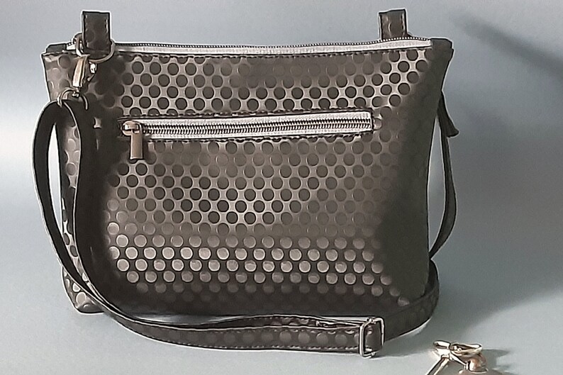 Black Crossbody Bag With Adjustable Strap Inner Slip Pocket - Etsy