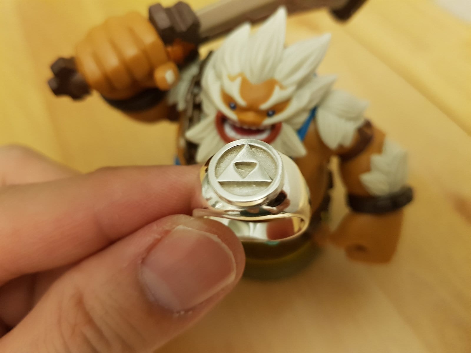 Ring The Legend of Zelda Triforce Nintendo Sterling | Etsy