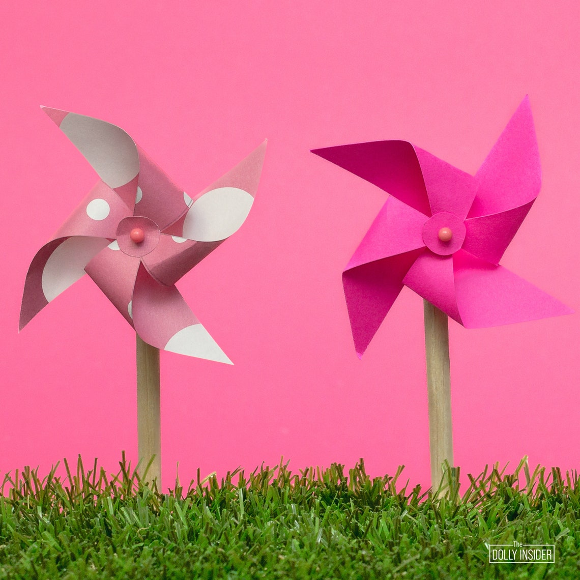 Pinwheel for Dolls Tutorial Guide Doll Prop Miniature Diorama Spinning ...