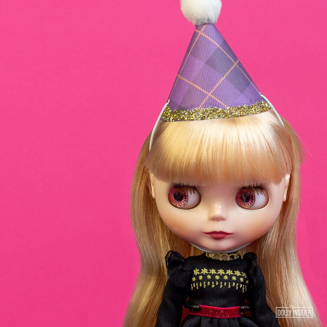 Doll Party Hat Template Paper Craft Printable PDF Guide 1/3 Scale Dolls ...