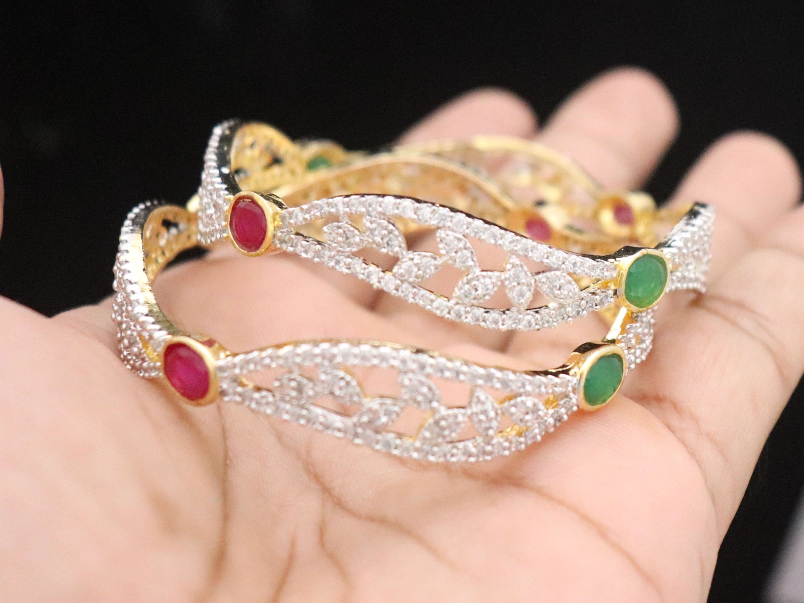 Indian Bangles for Women Indian Bracelets Set Indian Bangles - Etsy