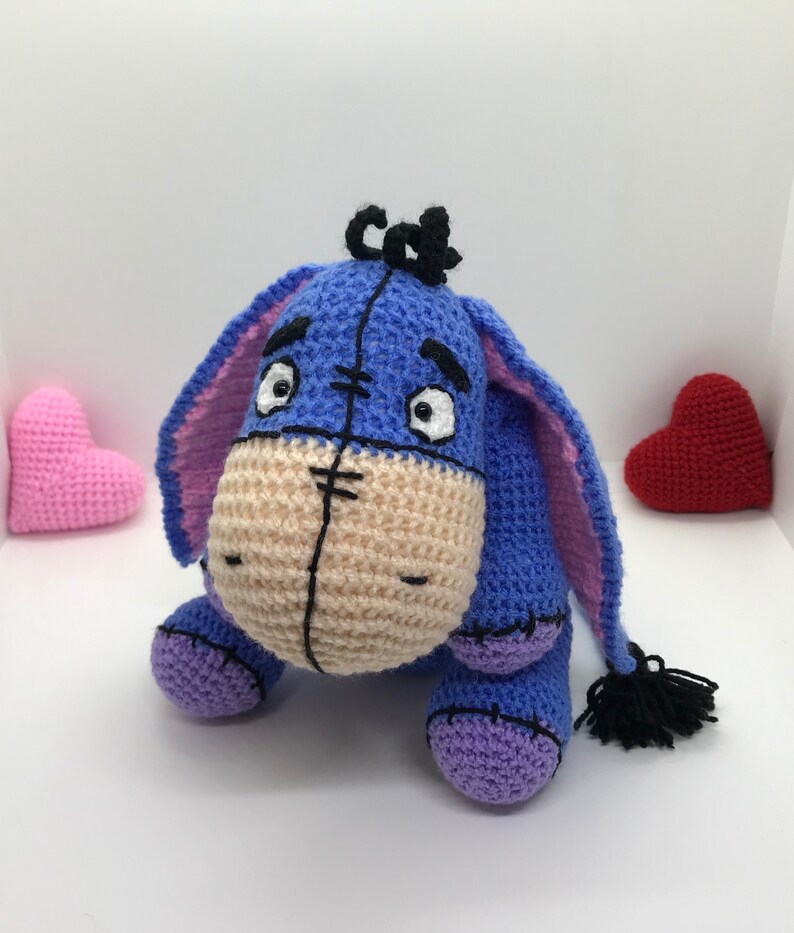Eeyore Crochet PATTERN Vintage Crochet Donkey Eeyore - Etsy