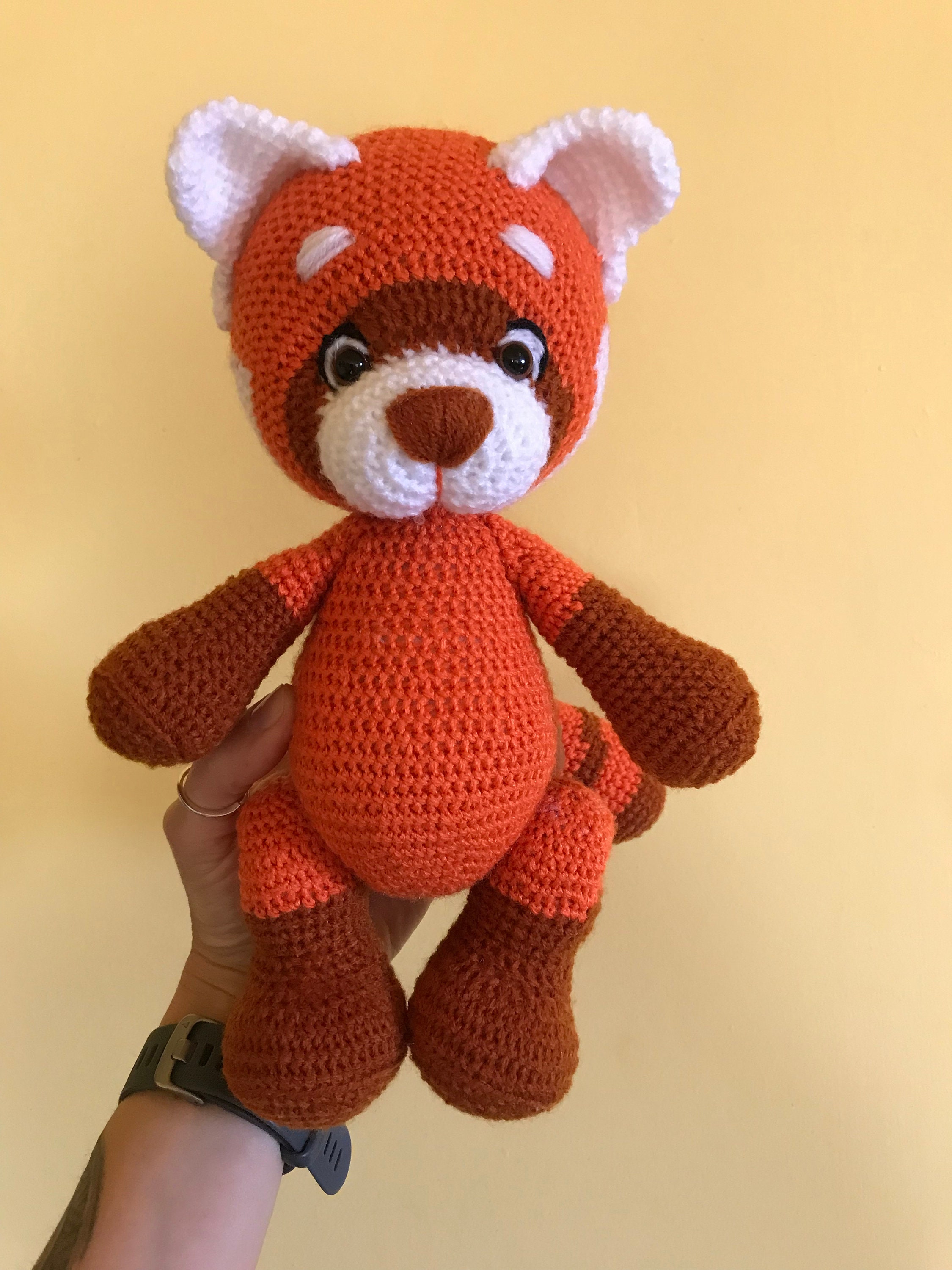 Red Panda Crochet PATTERN / Red Panda Amigurumi Pattern / - Etsy