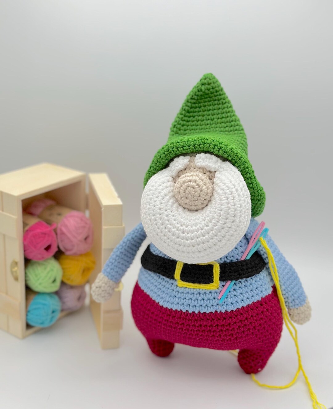 Tinker Gnome Crochet Pattern PDF. Dwarf Crochet Pattern - Snow White's ...