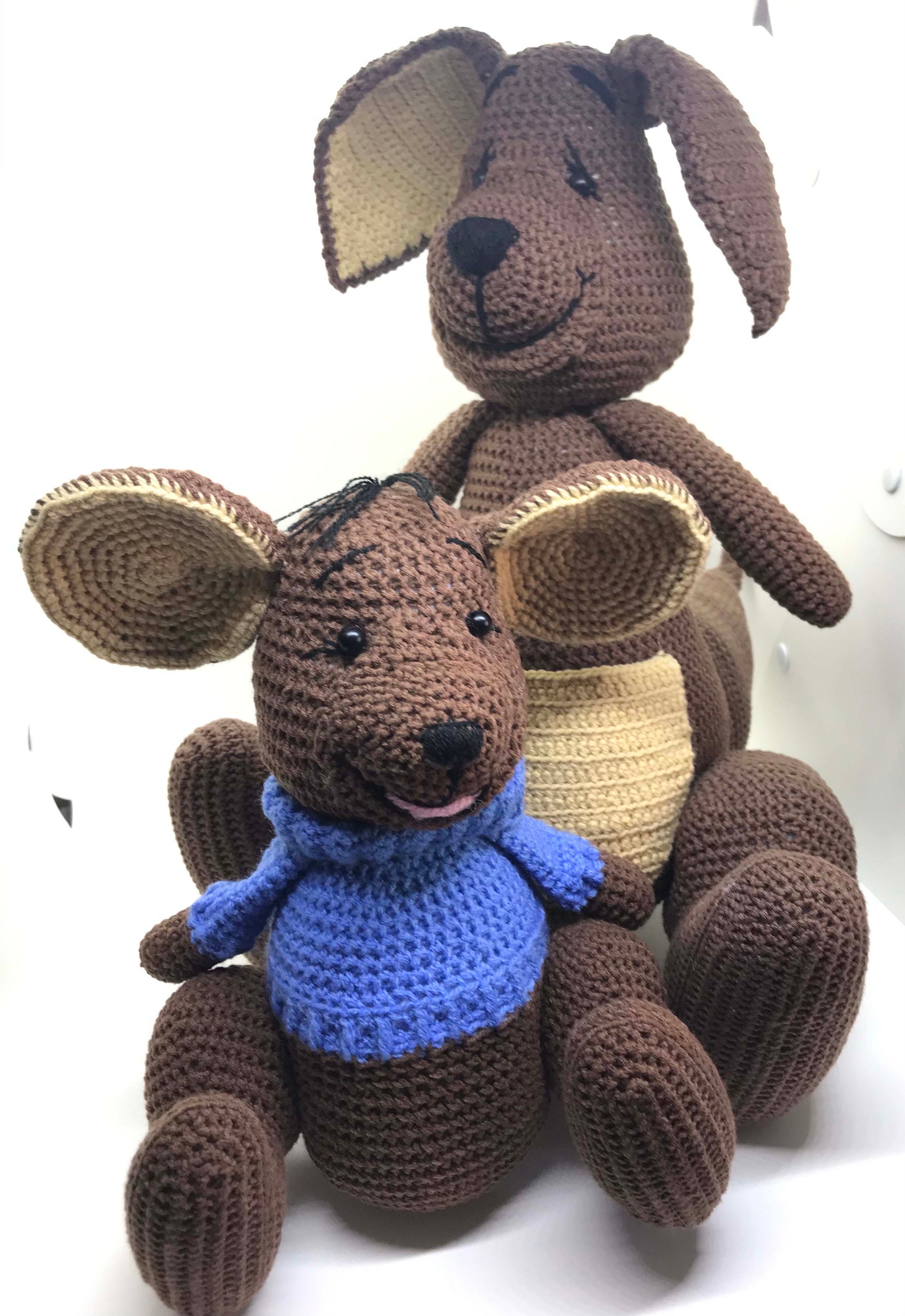 Kanga Crochet Pattern roo Mom Tutorial Pdf Kangaroo - Etsy