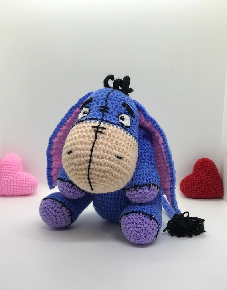 Eeyore Crochet PATTERN Vintage Crochet Donkey Eeyore - Etsy