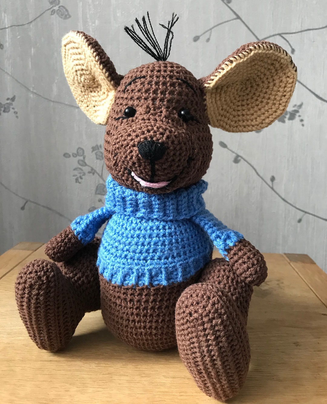 Roo Crochet Pattern, Kangaroo Amigurumi Pattern, DIY Crochet Animals ...