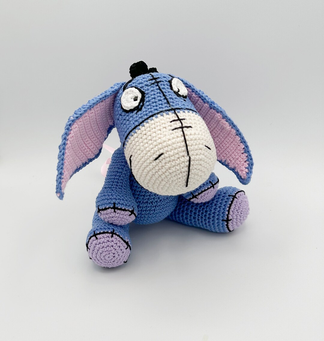 Eeyore Crochet Pattern: Winnie the Pooh Donkey Amigurumi (PDF Pattern ...