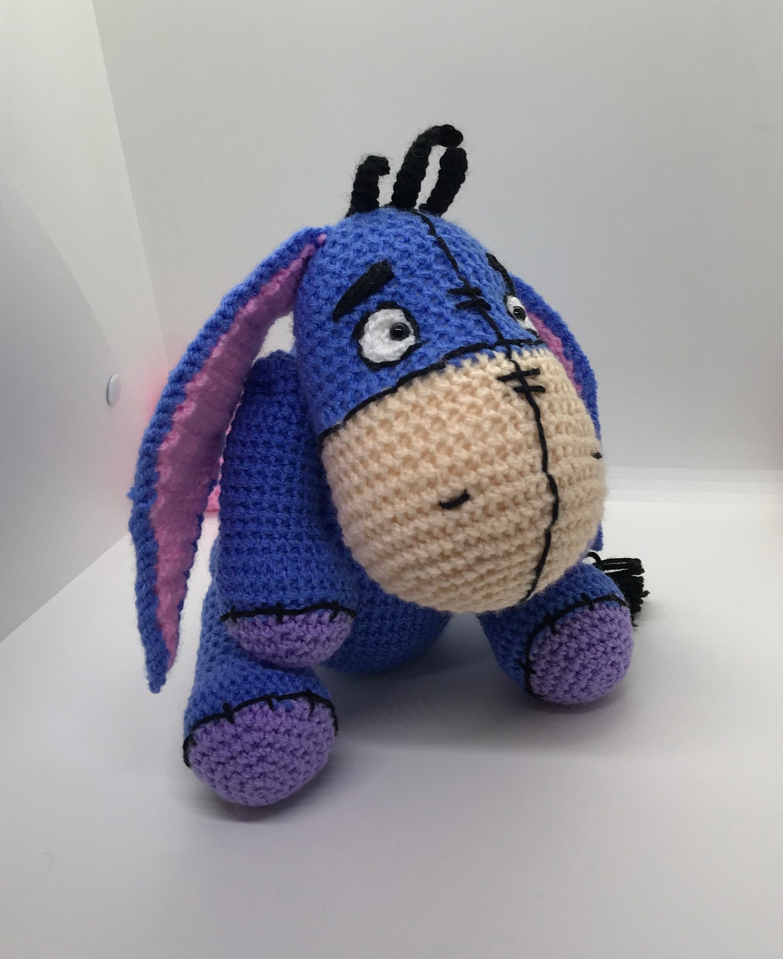 Eeyore Crochet PATTERN Vintage Crochet Donkey Eeyore - Etsy