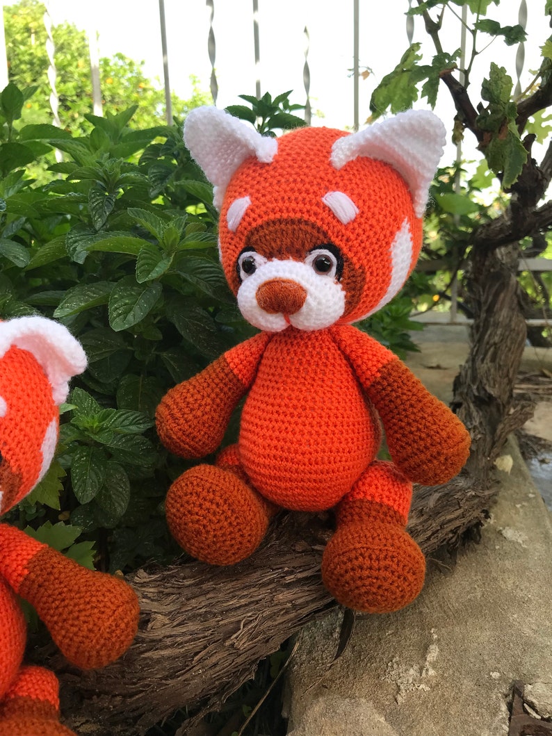 Red Panda Crochet PATTERN / Red Panda Amigurumi Pattern / | Etsy