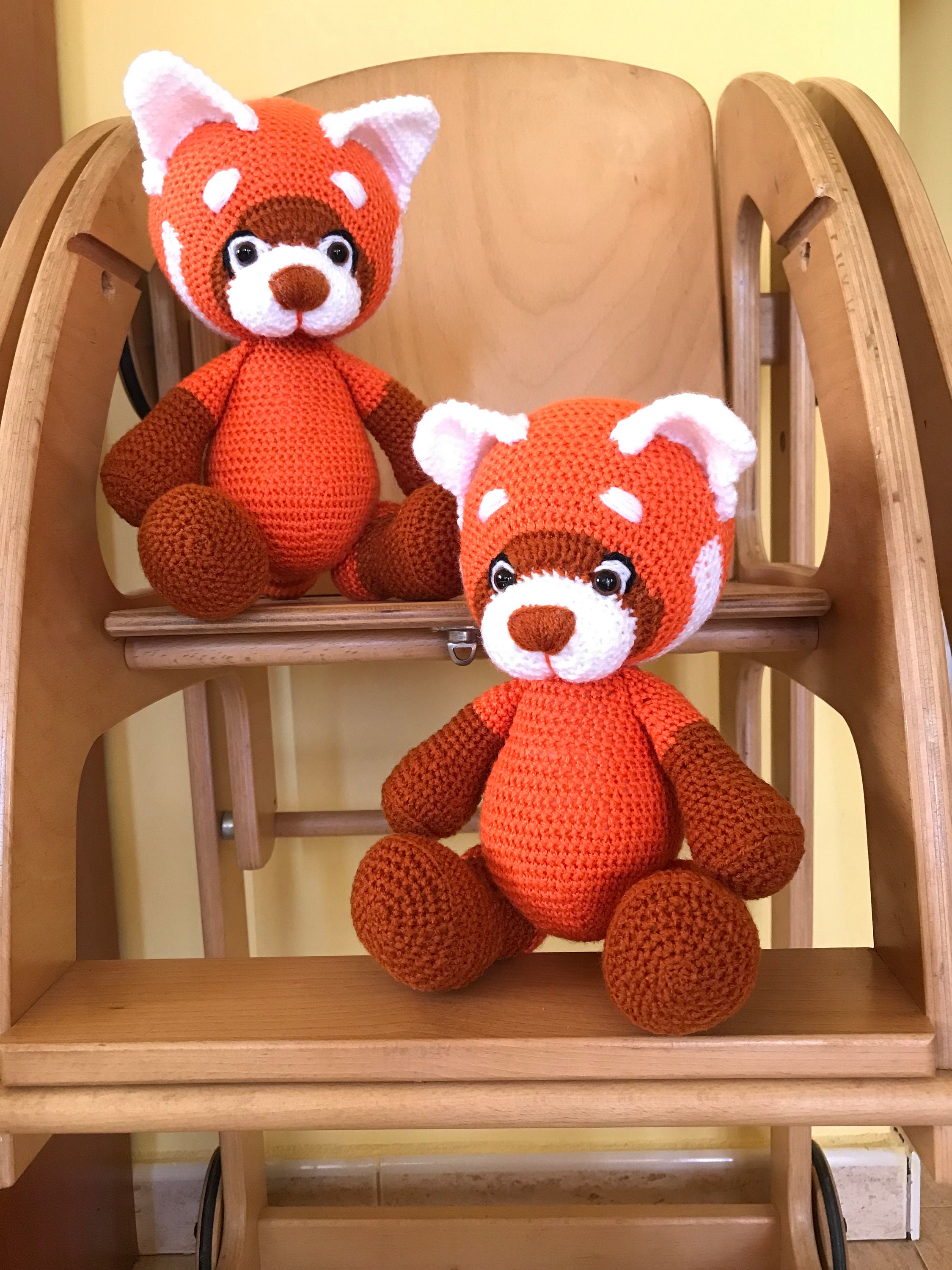 Red Panda Crochet PATTERN / Red Panda Amigurumi Pattern / - Etsy