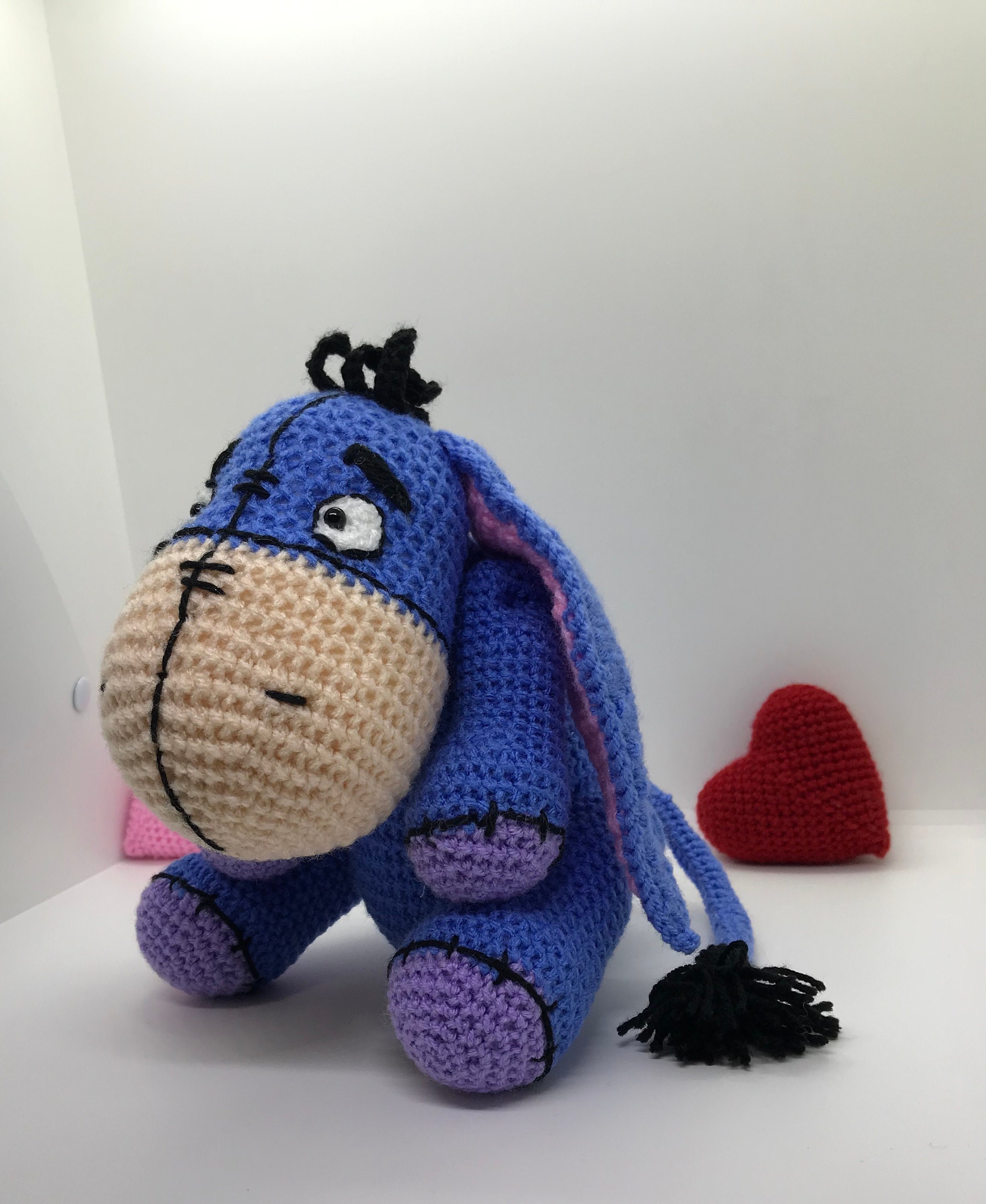 Eeyore Crochet PATTERN Vintage Crochet Donkey Eeyore - Etsy
