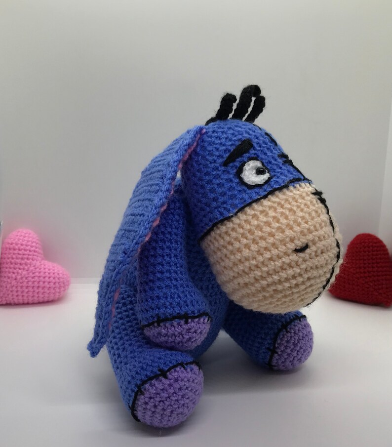 Eeyore Crochet PATTERN Vintage Crochet Donkey Eeyore - Etsy