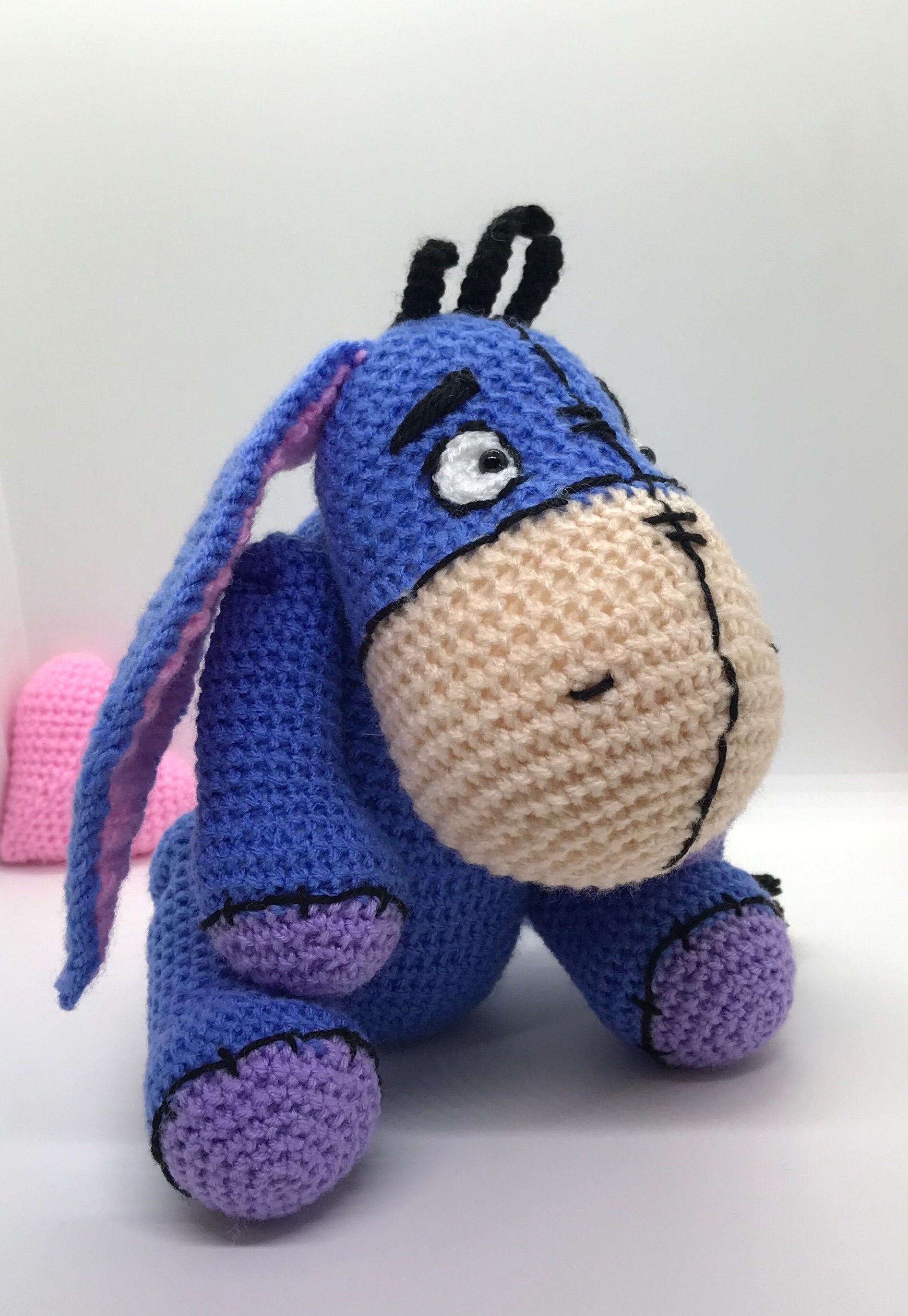 Eeyore Crochet PATTERN Vintage Crochet Donkey Eeyore - Etsy