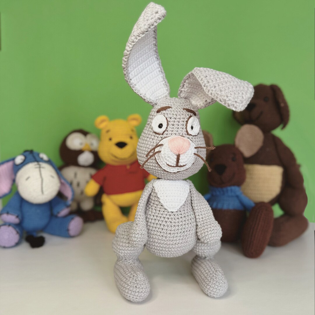 Vintage Rabbit Crochet Pattern, Amigurumi Easter Rabbit Pattern, DIY ...