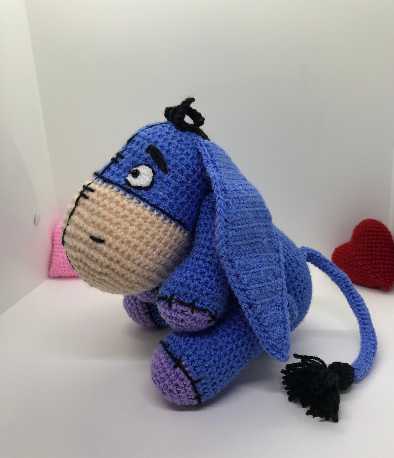 Eeyore Crochet PATTERN Vintage Crochet Donkey Eeyore - Etsy