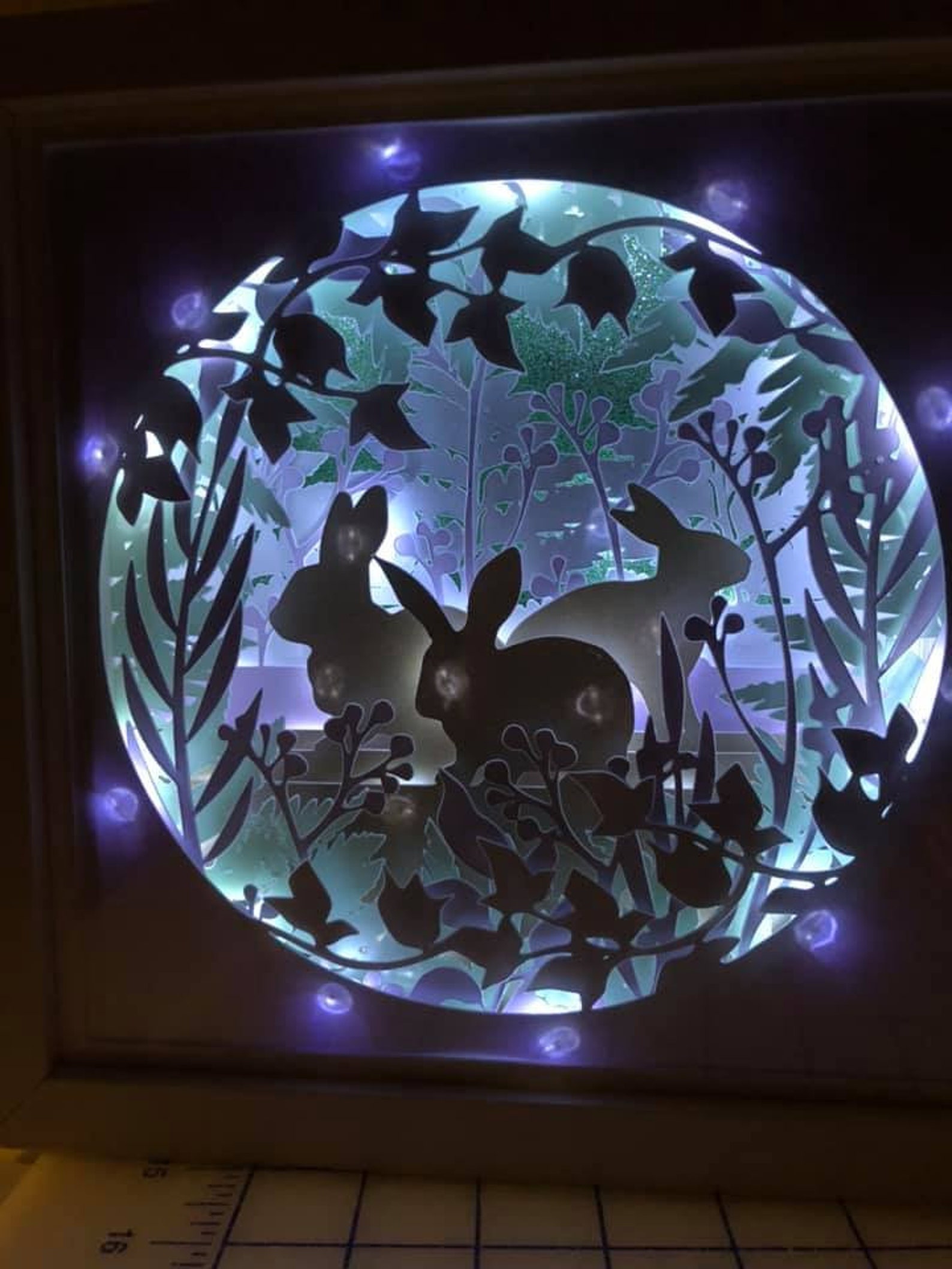 Warren Bunny Rabbit Family Hare Easter Fantasy Nature Wildlife Paper ...