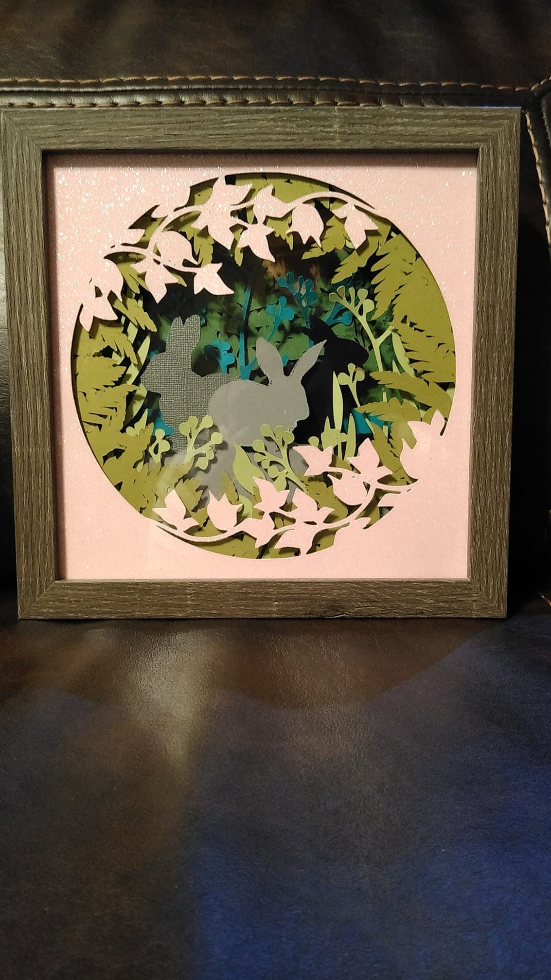 Warren Bunny Rabbit Family Hare Easter Fantasy Nature Wildlife Paper ...