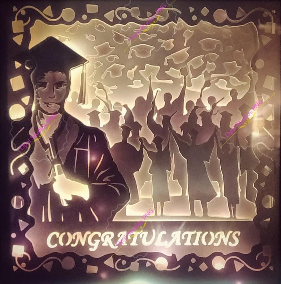 Graduation Congratulations Celebration 2 Variations Included! 3d ...