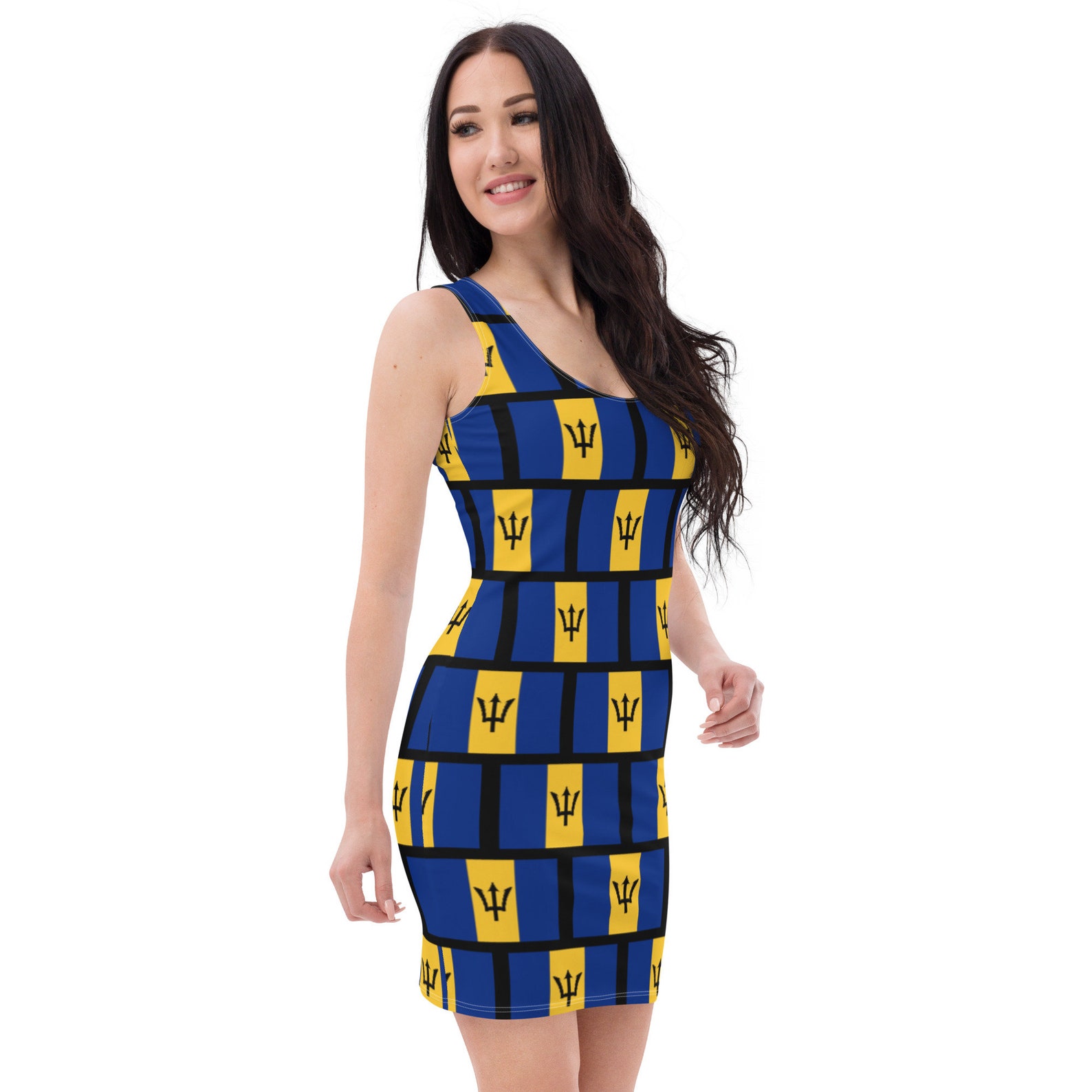 Barbados Flag Dress - Etsy