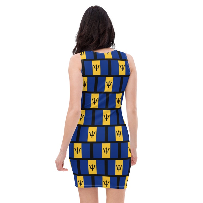 Barbados Flag Dress - Etsy