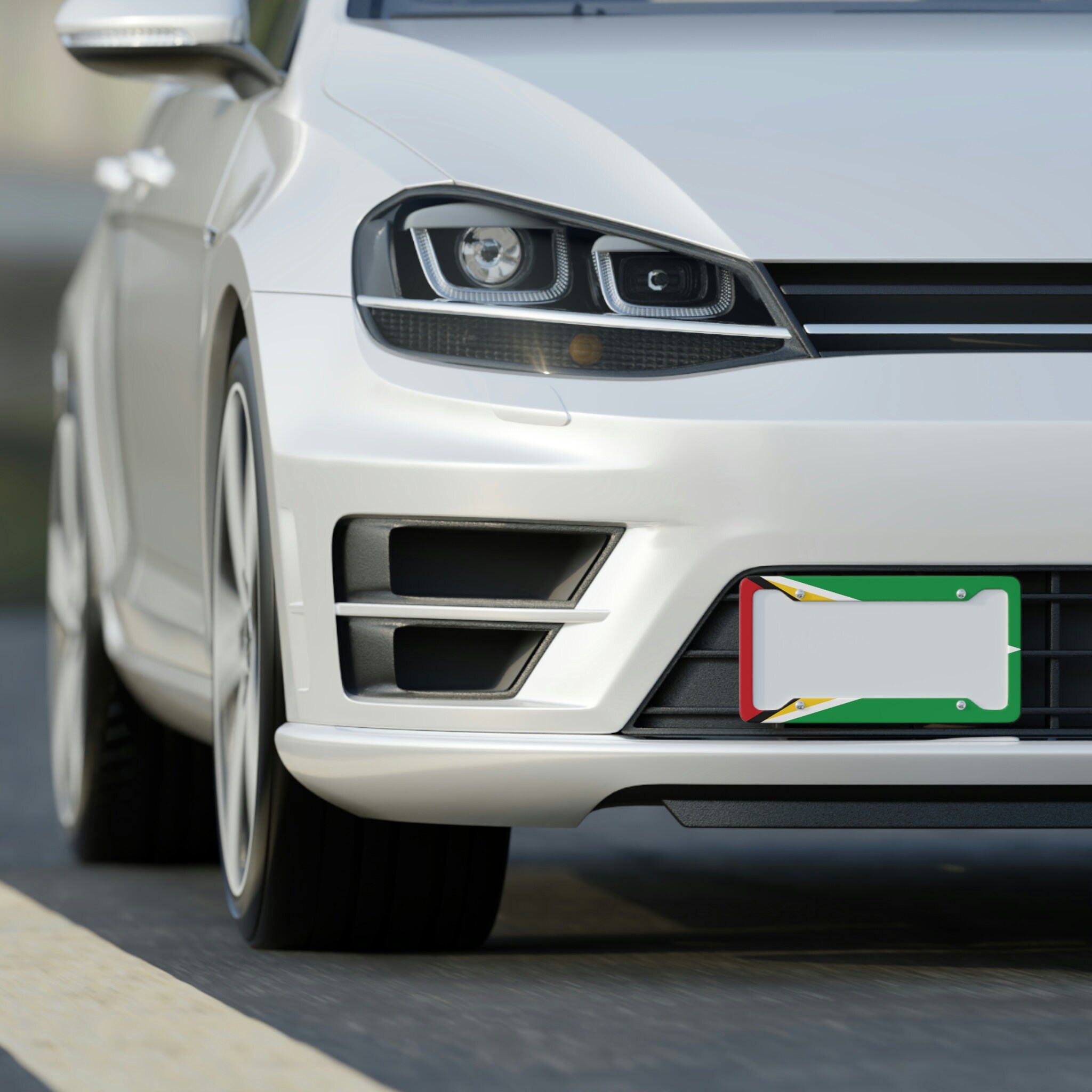 Guyana Flag License Plate Frame - Etsy