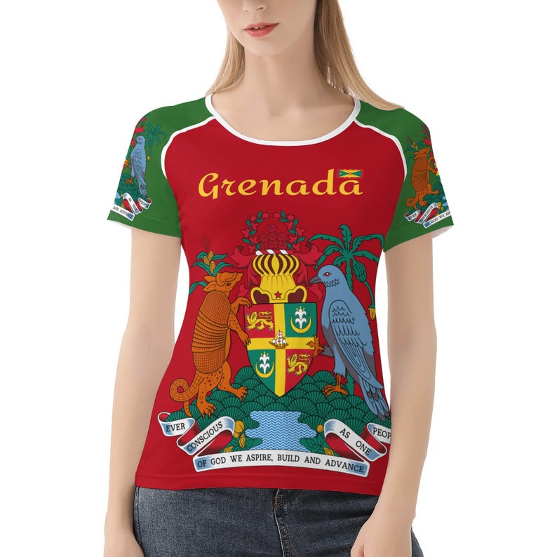 Grenada Flag Women T Shirt - Etsy