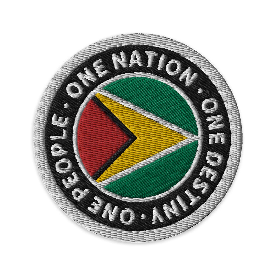 Guyana Flag Embroidered Patch - Etsy