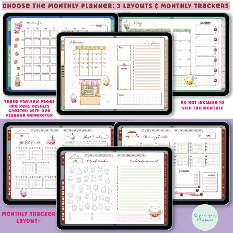 Digital Planner 2026, Undated: Custom Daily iPad & Android Planner ...