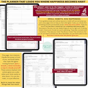 ADHD Digital Planner 2026, Undated, Lifetime, Daily Habit Goal, Anxiety ...