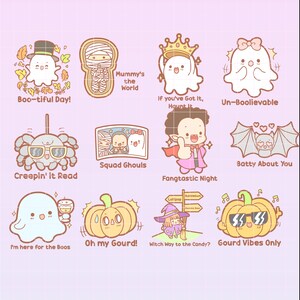 Halloween Digital Sticker Pack, Goodnotes Stickers, Printable Digital ...
